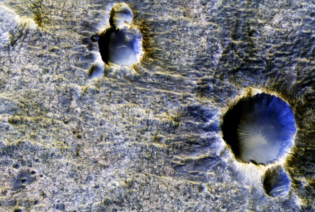 Oxia Planum scolpita dai venti - Orbiter